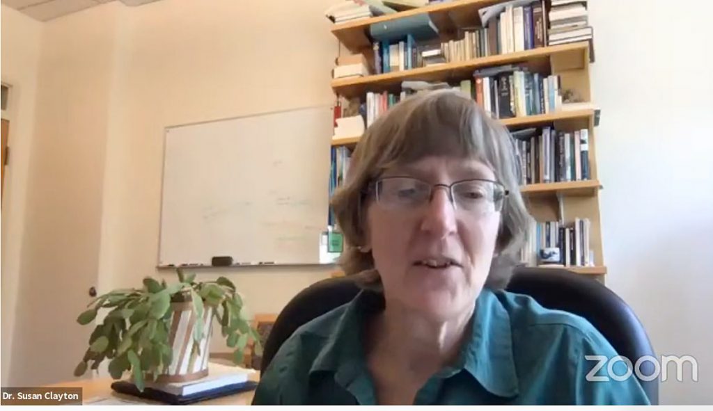 Susan Clayton the First Guest on Environmental Identities Program — The ...