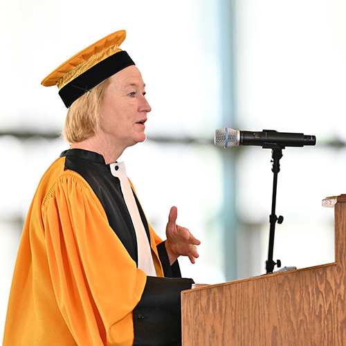 President McCall addresses the College community to convene the 154th ...